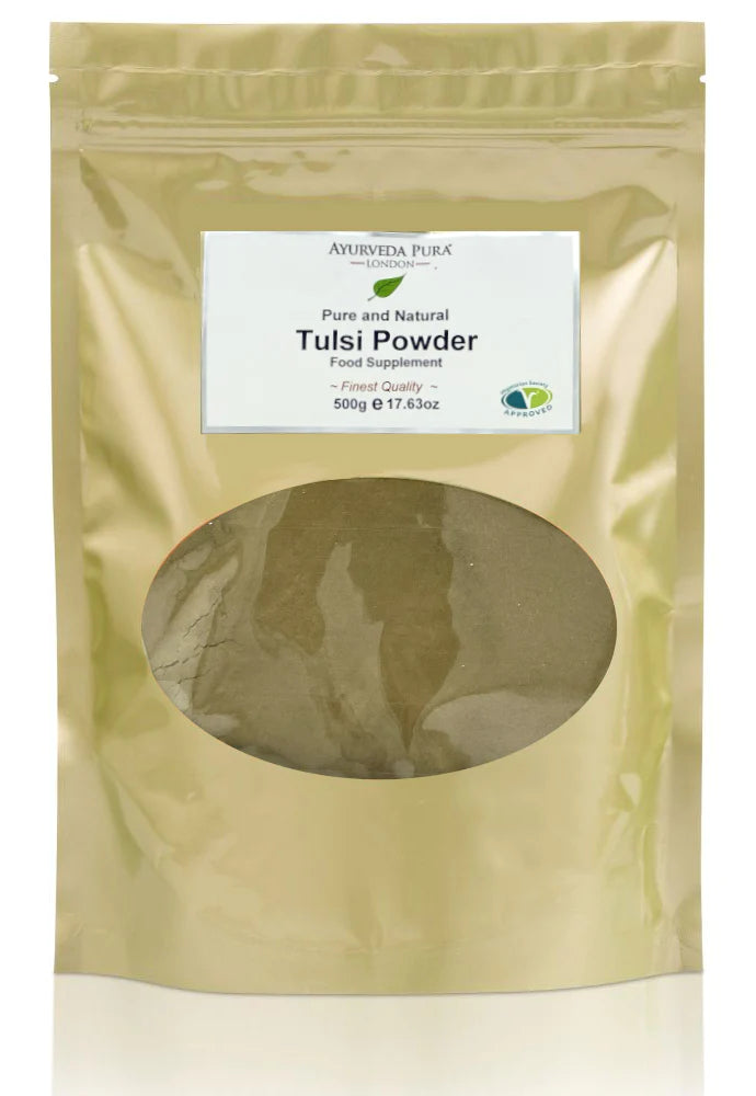 Organic Tulsi Powder - 500g | Holistic Essentials – Ayurveda Yoga ...